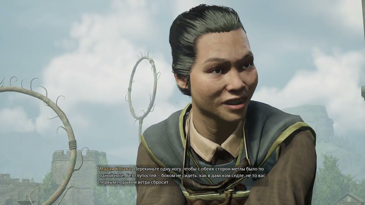 Прохождение игры Hogwarts Legacy #11 Первые полёты на метле (без комментариев)