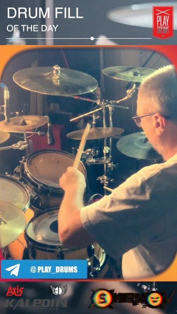 Заполнение на 2 четверти #5 #drumfill #drumlesson