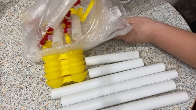 Комплект ниппельного поения Птичий двор. Распаковка
