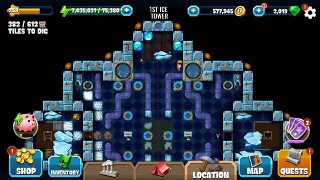 Первая Ледяная Башня | 1st Ice Tower | Ледяной Маркиз: Переиздание | Diggy's Adventure