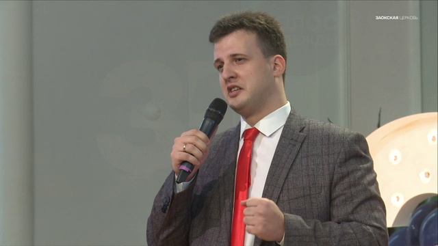 Выступление Жабина Александра на празднике, посвящённом 35 летию Голоса Надежды