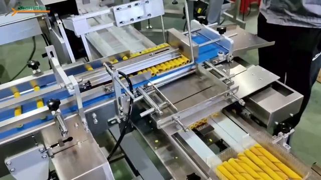 Линия упаковки вафельных трубочек