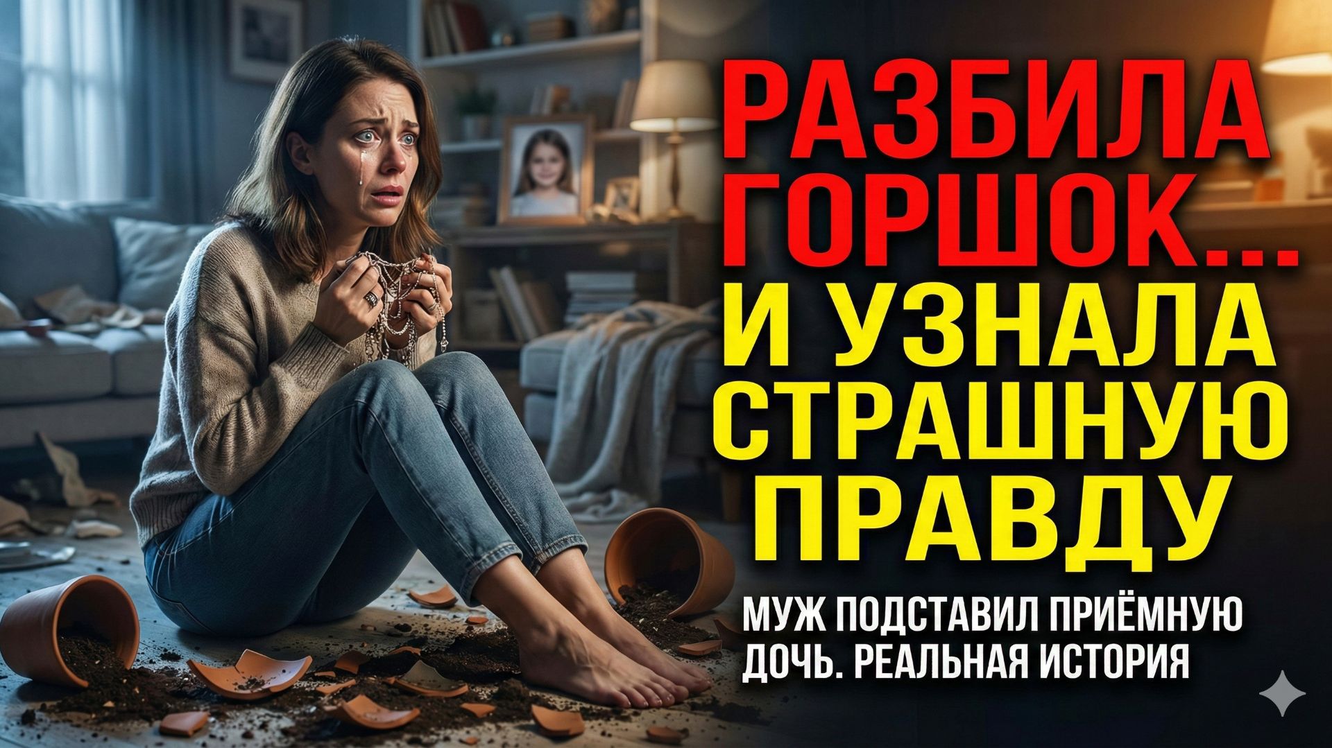 Взявшись за уборку, уронила горшок… Увидев ЭТО в земле, не поверила своим глазам