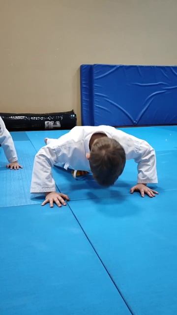 Детская группа Айкидо Балашиха - отжимания