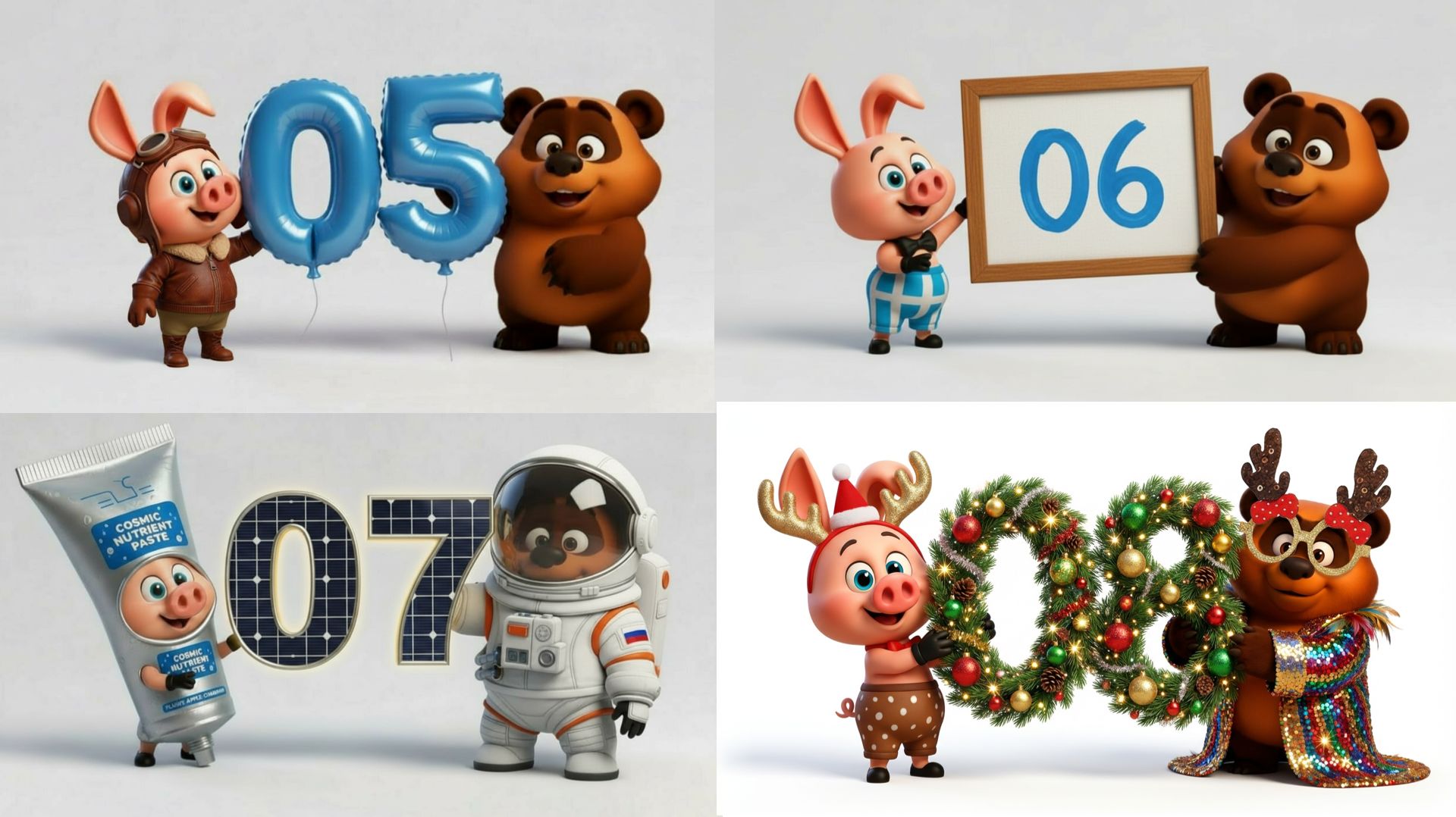 Винни Пух и Пятачок серия _5-8