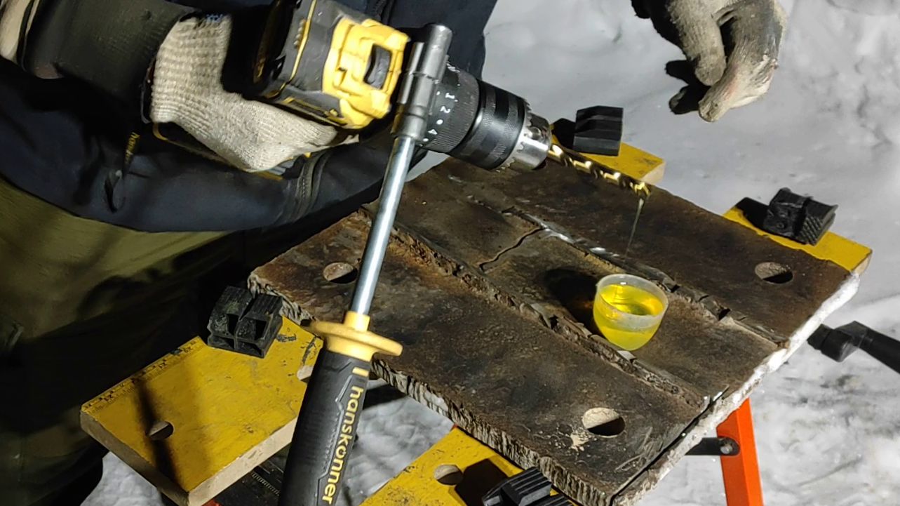 Тест сверла (часть 1)  Hanskonner H1055-M100-133 кобальт, по металлу