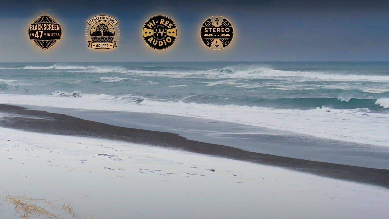 8 HOURS of DARK CLOUDS & HOWLING WIND ⚡| Ultimate Winter Storm Ambience - No Music, No Loops