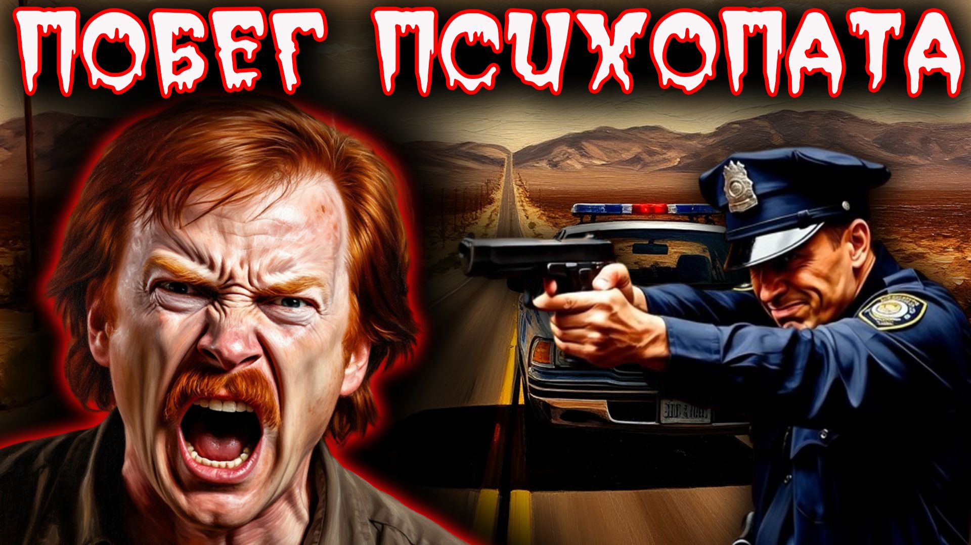 Побег психопата: Операция по поимке опасного преступника сбежавшего из тюрьмы. Тру крайм.