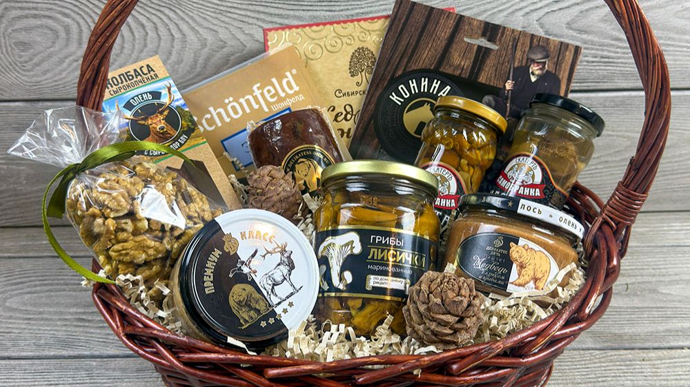 Подарочная корзина «Лесные дары»