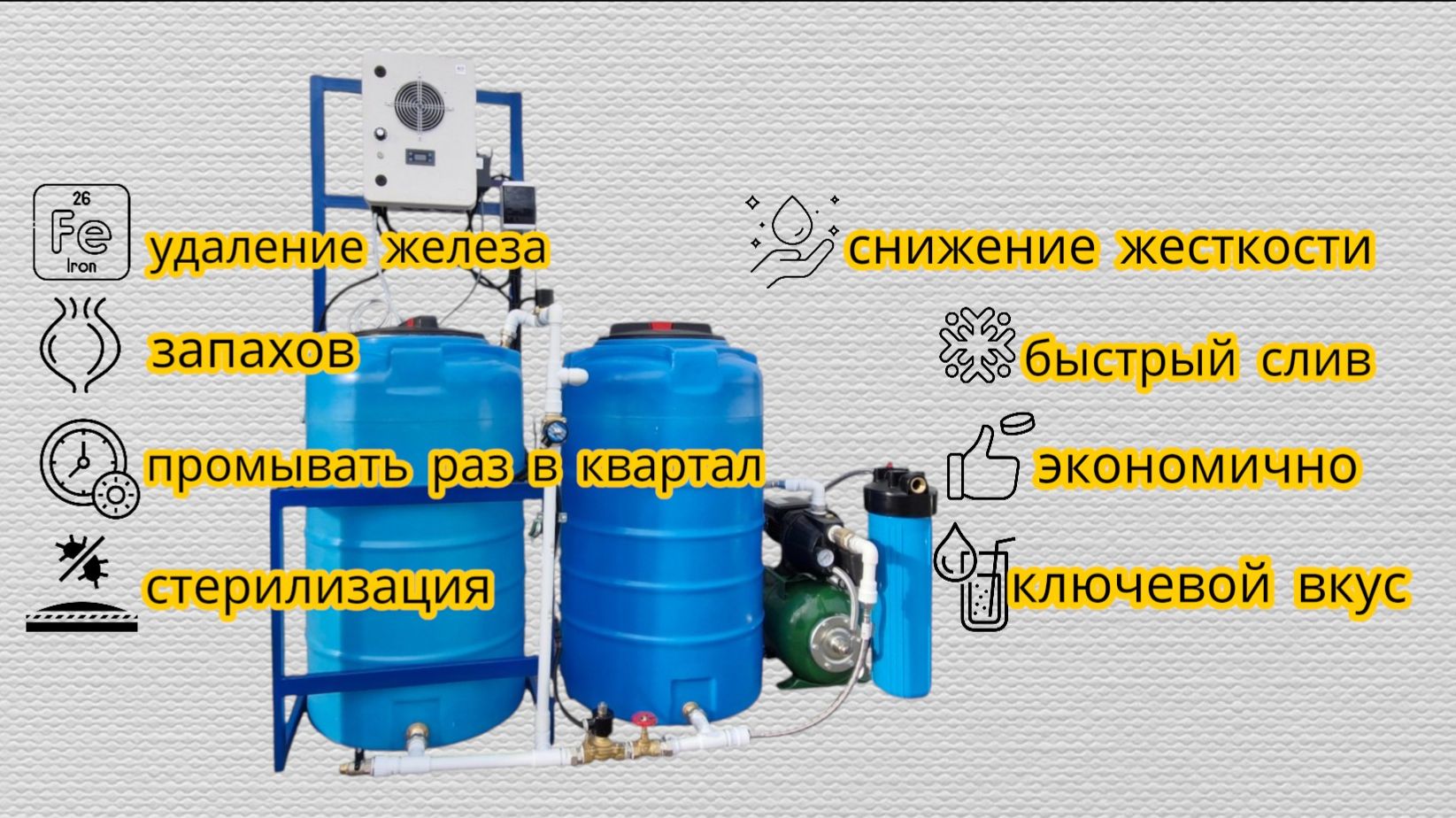 Идеальная очистка воды: особенности станций объемом 1000 литров