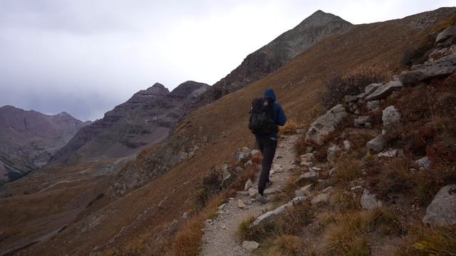 Пеший переход длиной 40 миль по четырехпроходной петле в Колорадо