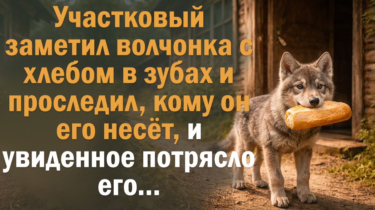 "Хлеб для волка". Душевная история о маленьком волке и большом человеческом выборе.