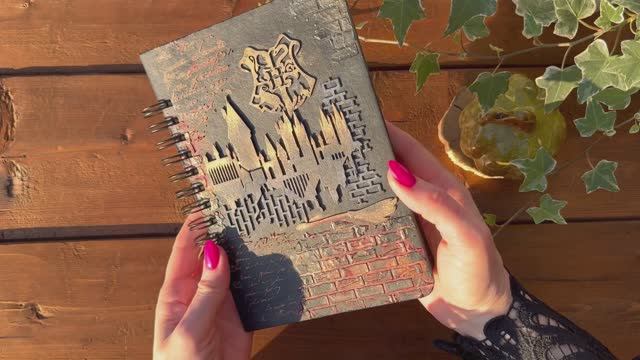 Блокнот «Гарри Поттер». Скрапбукинг.