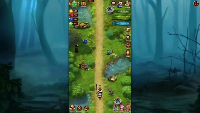 Зазеркалье | Фарм и прокачка с 29 до 50 уровня #2 | Чешир + Джин | Silent геймплей [1080p]