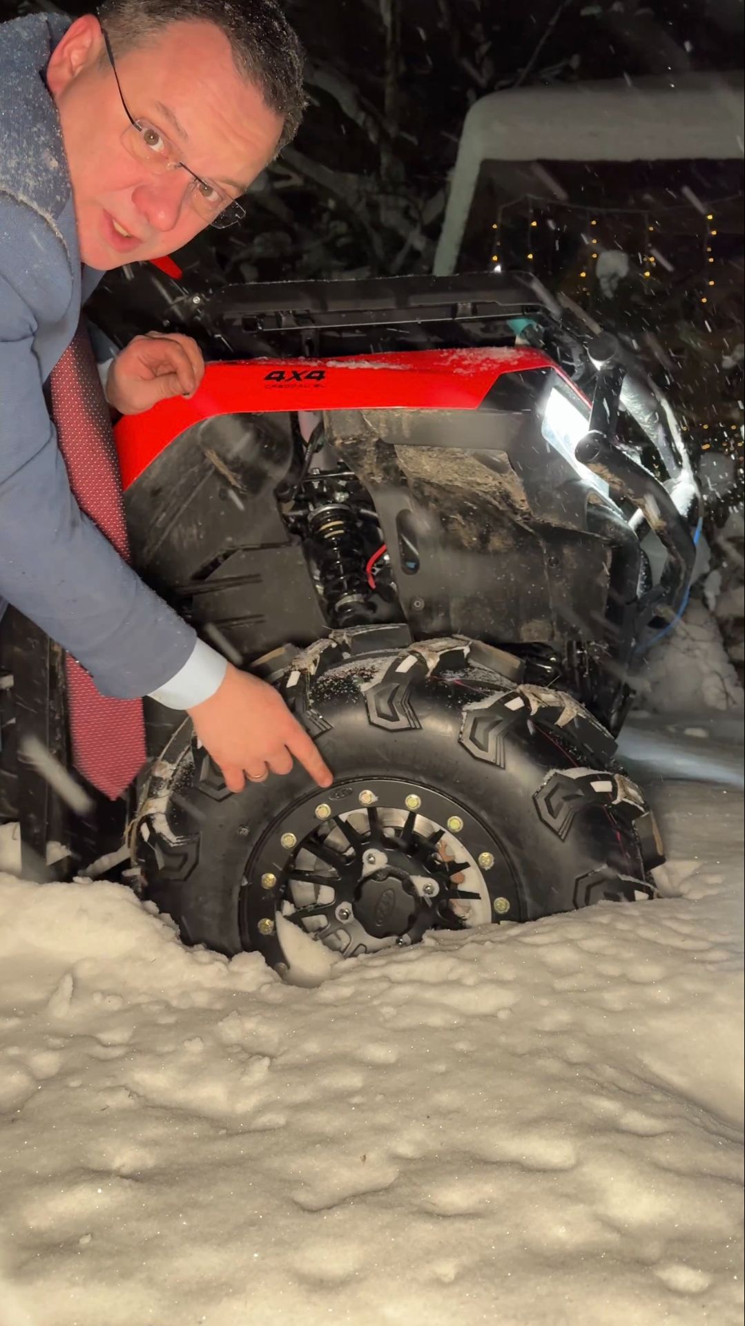 Как ездить по глубокому снегу? #aleksey_mercedes