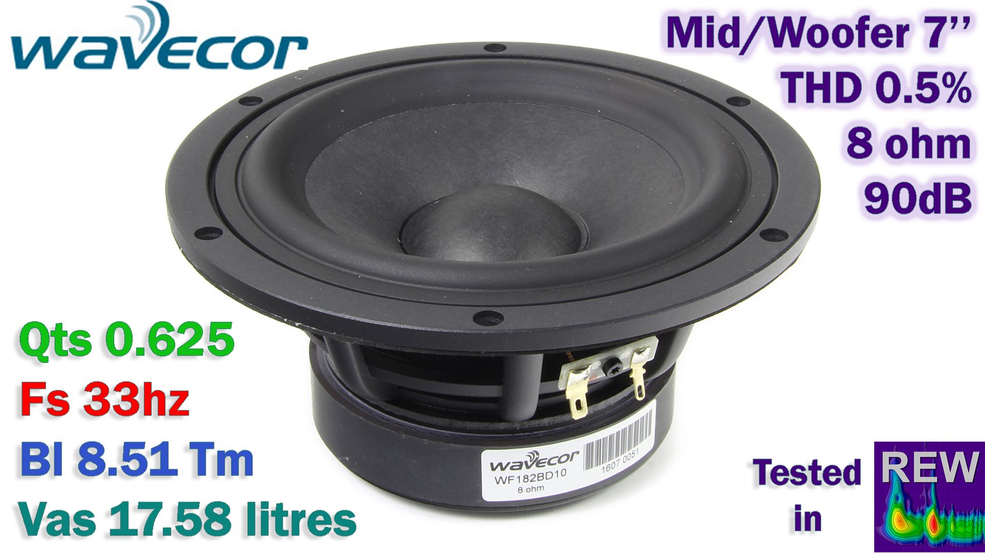 НЧ динамик Wavecor WF182BD10 с aliexpress