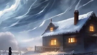 Буря мглою небо кроет вихри снежные крутя. Ай да январь. Музыкальная открытка.