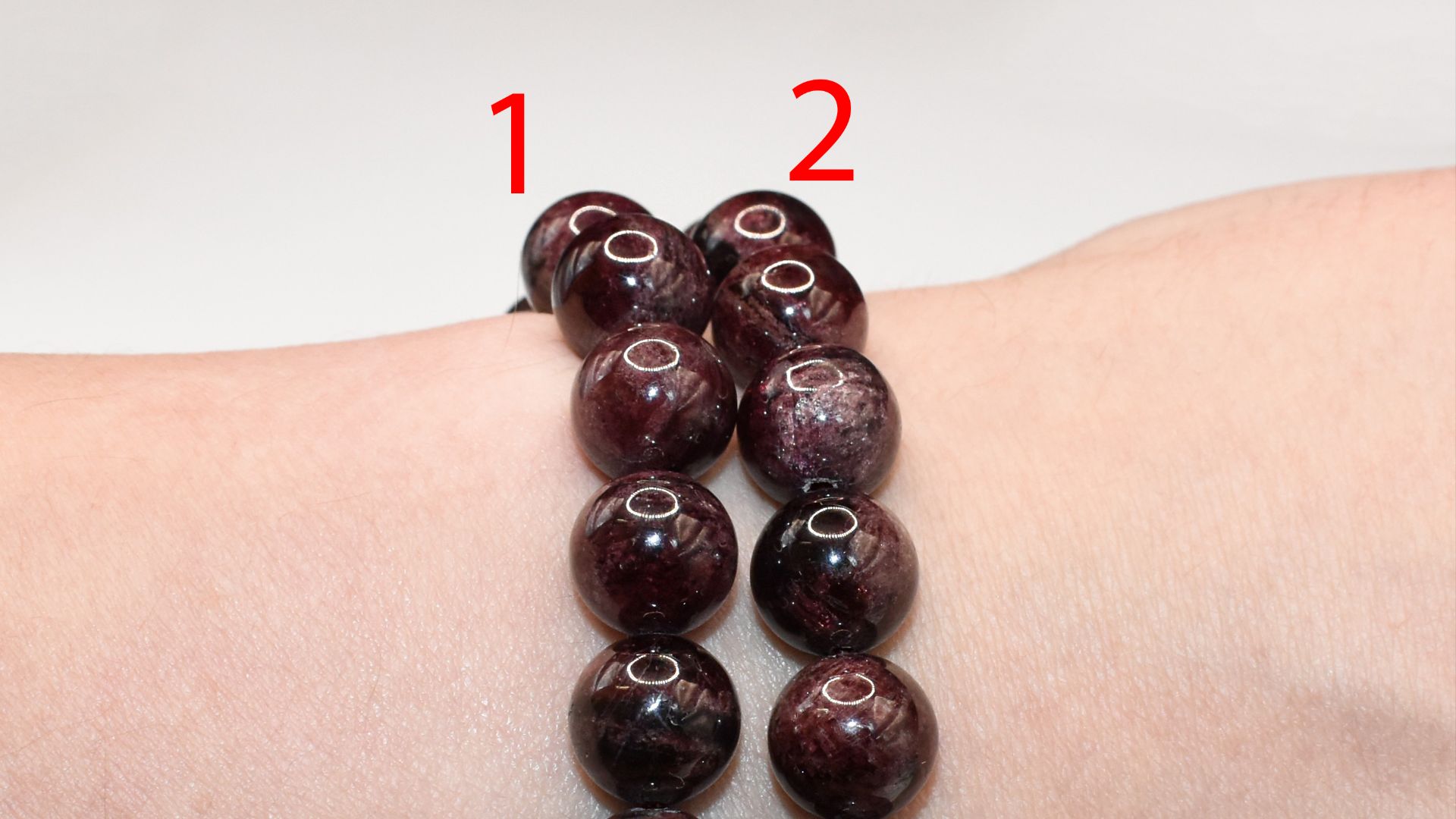 Браслет Гранат ~10.8 мм. Африка