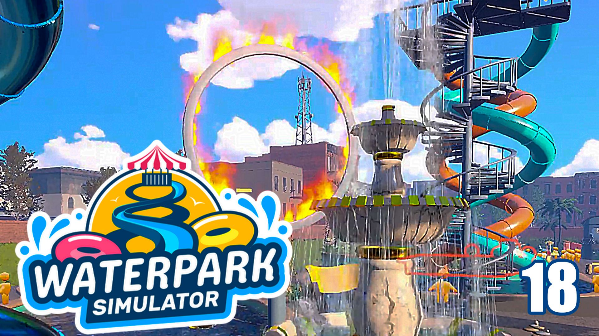 Шикарные Горки ► Waterpark Simulator # 18