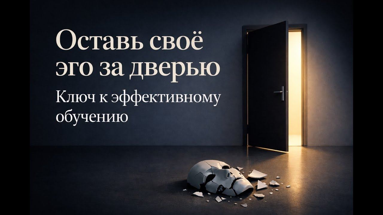 Оставь своё эго за дверью. Ключ к эффективному обучению