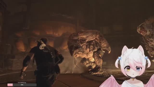 Рена играет в Resident Evil 4 #7 1\2 + Общение