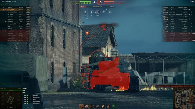 Мир танков без голды.Тупой 57.В миллиметре от воина.