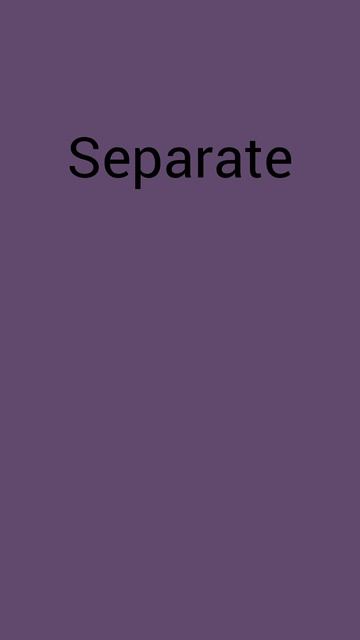 Как ты прочитаешь слово Separate?