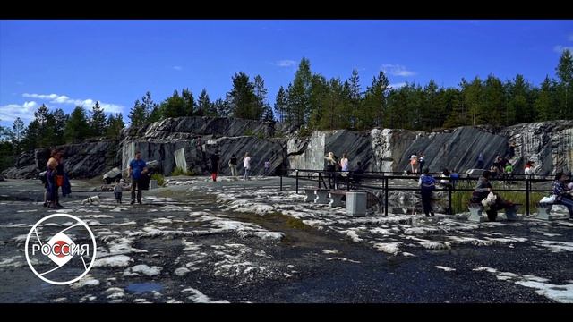Карелия , парк "Рускеала"