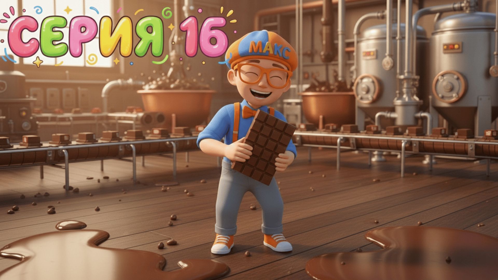 Знайка Макс на шоколадной фабрике | Мир Открытий со Знайкой Максом