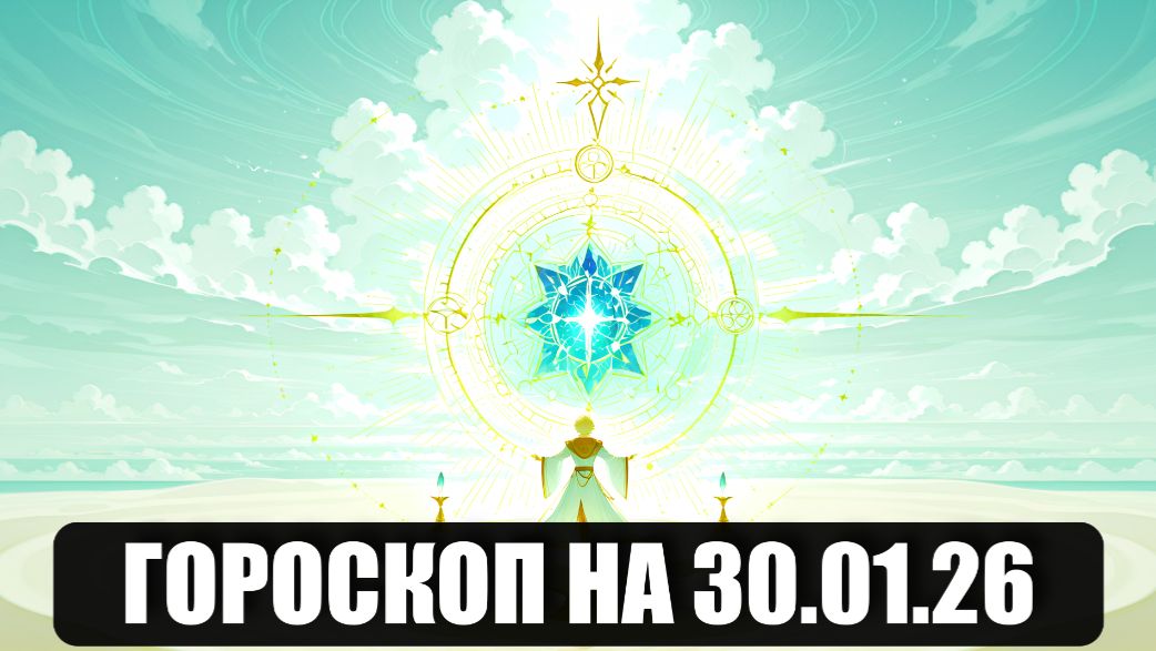 Гороскоп на 30 января 2026