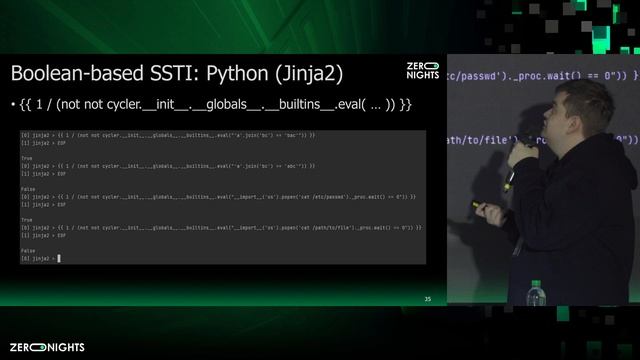 Успешные ошибки: новые техники Code Injection и SSTI – Владислав Корчагин