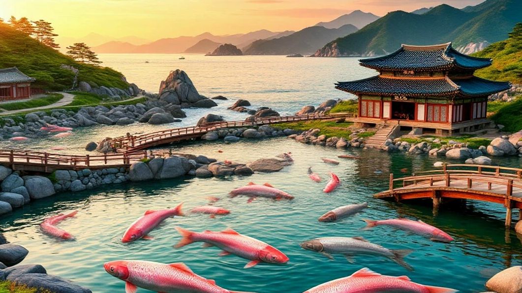 В Онжинском западно морском рыбхозе построен рыбопитомник саженной желтой горбуши