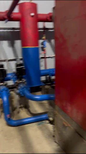 Пеллетный котел 1000 кВт ГРВ монтаж в котельной для теплицы