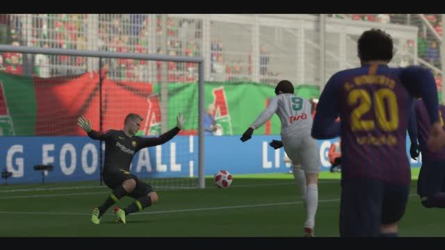 FIFA 19 — ЛОКОМОТИВ vs Barcelona - Счёт 6:0