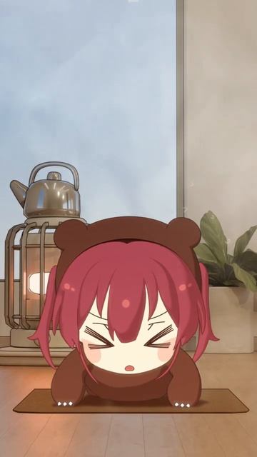 マリン船長とクマリンのトレーニングチャレンジ🐻🔥#shorts #funnyvideo