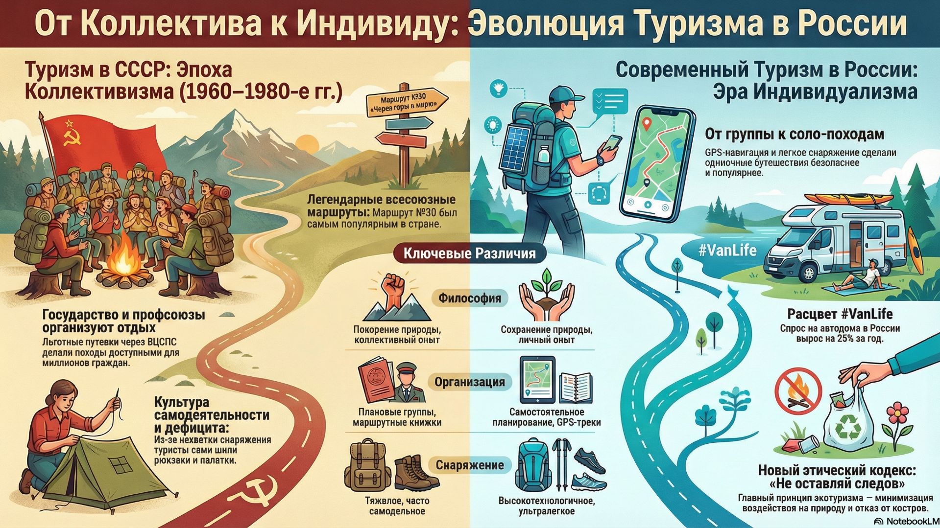 От туристических походов к стилю жизни #VanLife