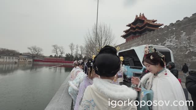 Пекин #3 Beijing 01.2026 Прогулка вокруг Запретного города 故宫, площади Тяньаньмэнь. Пекинская утка