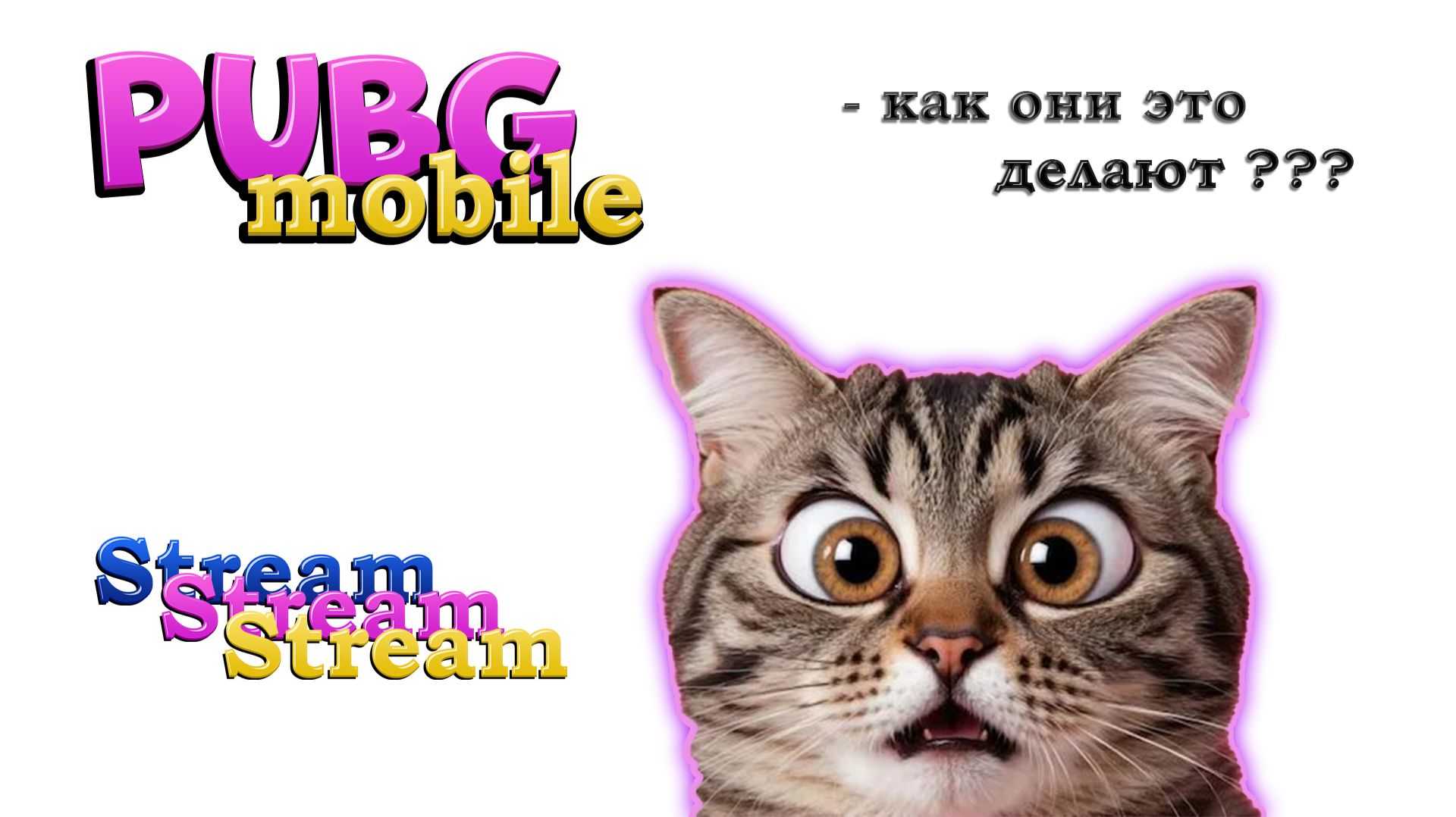Стрим_PUBG mobile_Котики наступают_против киберспорта