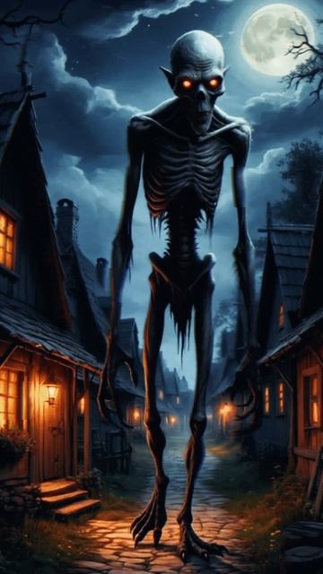 Жердяй - дух из славянских мифов, нечистая сила, монстр. #Гуманоид #тьма #horrorstories