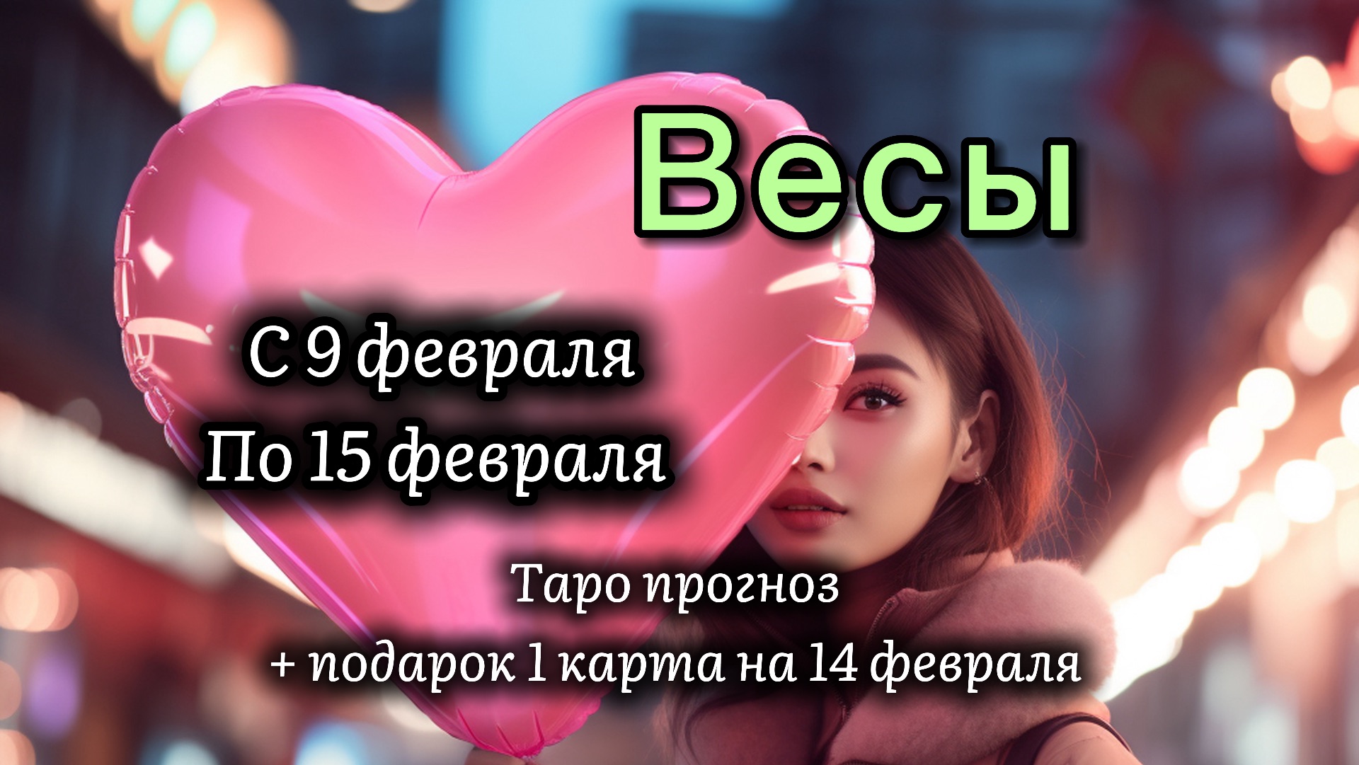 ВЕСЫ 💖таро прогноз ‼️09.02-15.02(2026) #прогноз #таро #весы