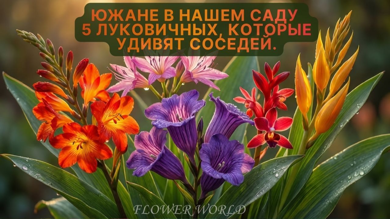 Южане в нашем саду - 5 луковичных, которые удивят соседей.😍