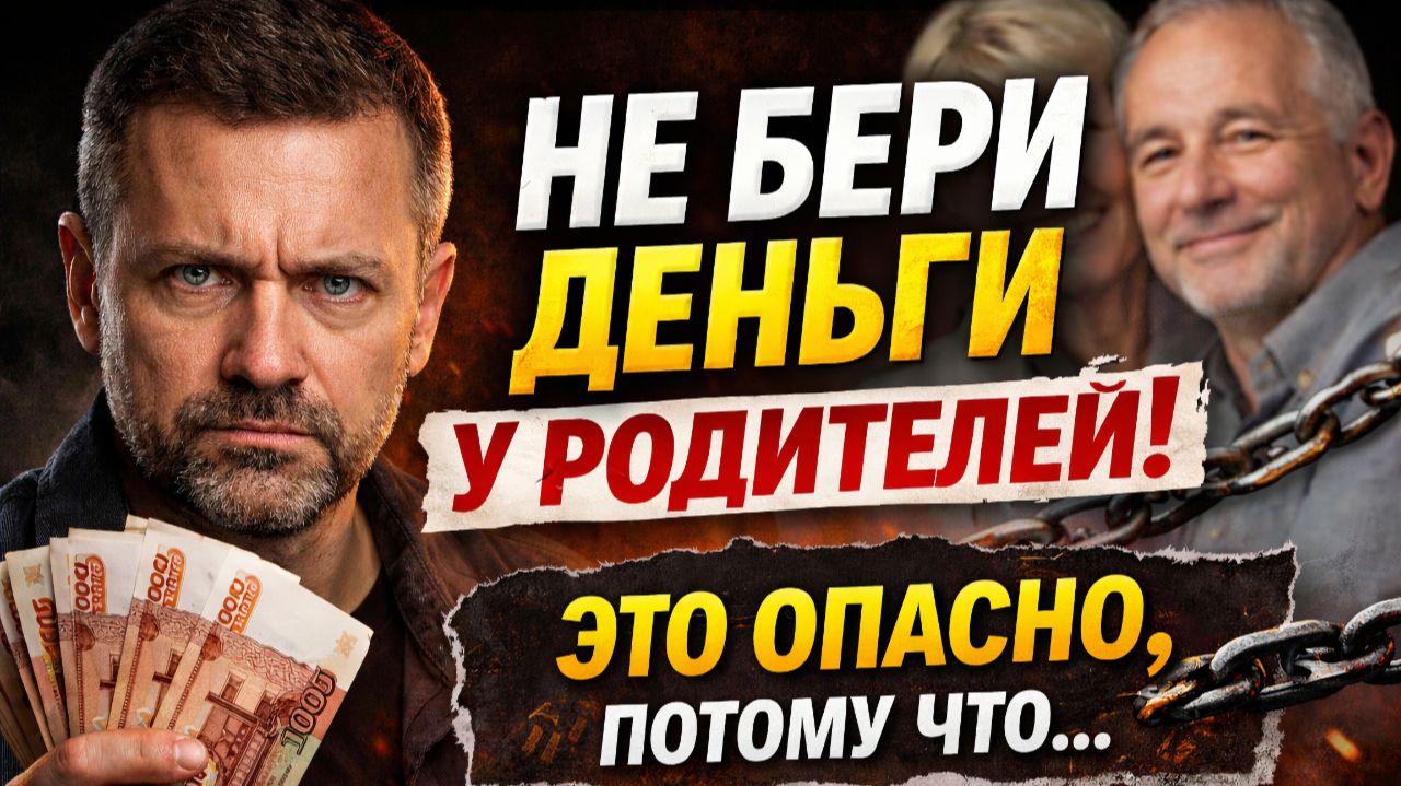 ПОЧЕМУ НЕЛЬЗЯ БРАТЬ ДЕНЬГИ У РОДИТЕЛЕЙ даже если они дают от чистого сердца. Сепарация от родителей