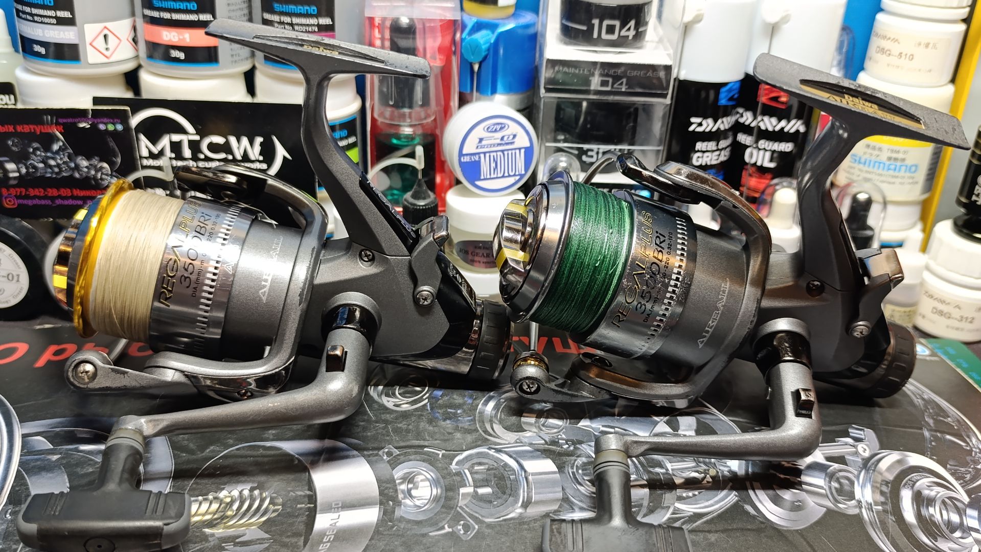 Разбор и техническое обслуживание Daiwa Regal