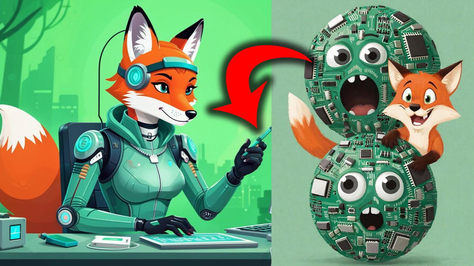 Сказка Кибер-Колобок