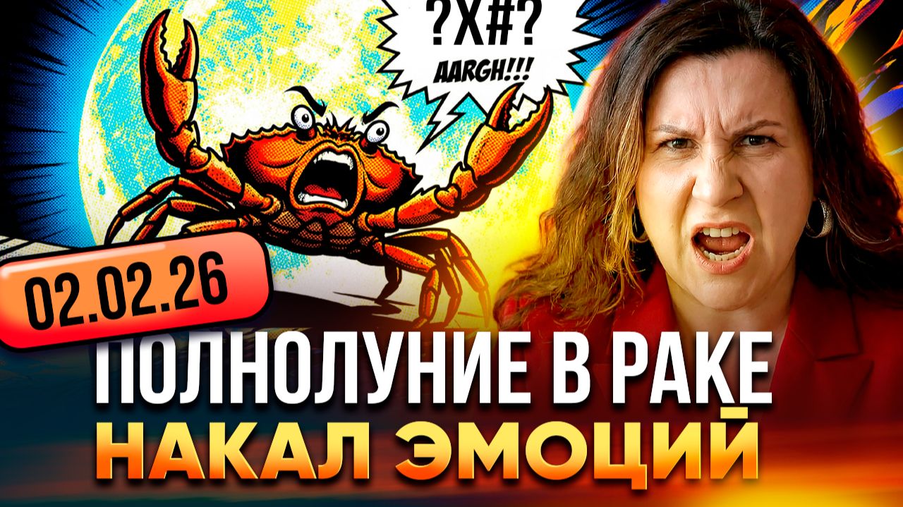 Полнолуние в Раке 2 февраля 2026: Какой знак зодиака попадёт под удар?