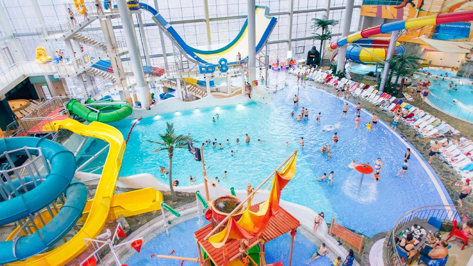 Аквапарк Мореон в Москве.