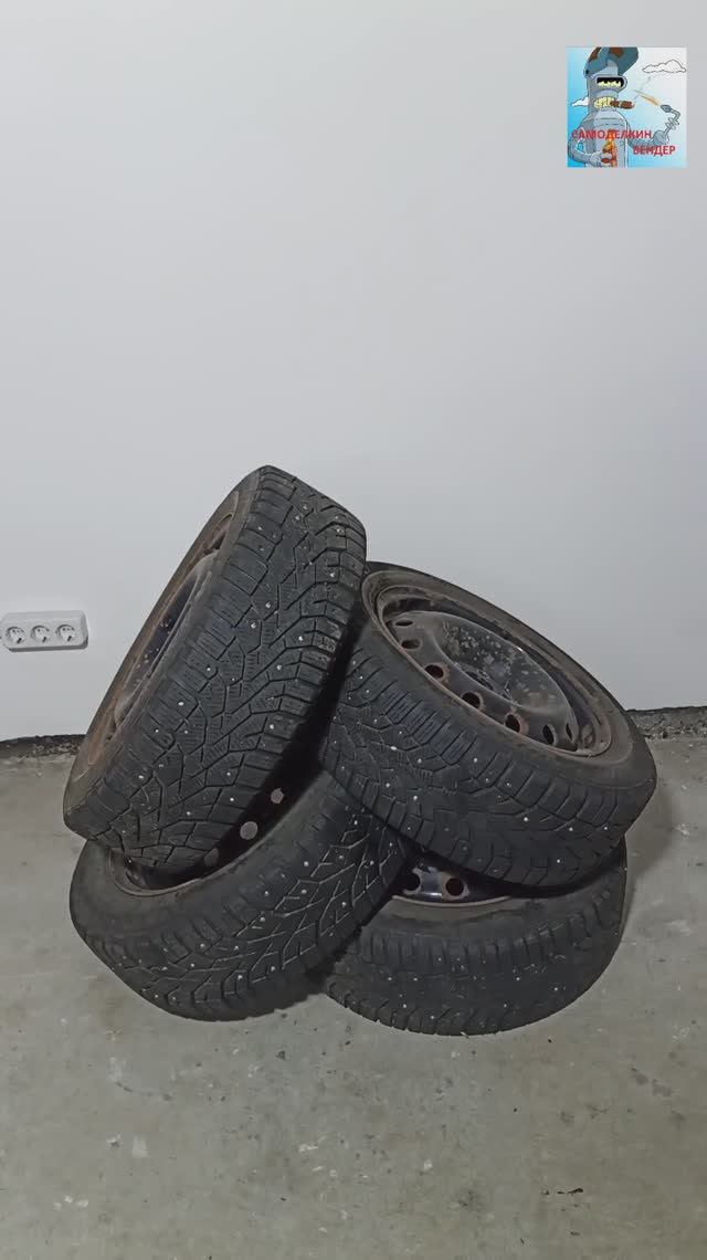 Стеллаж для хранения колес в гараже,бюджетно своими руками!!