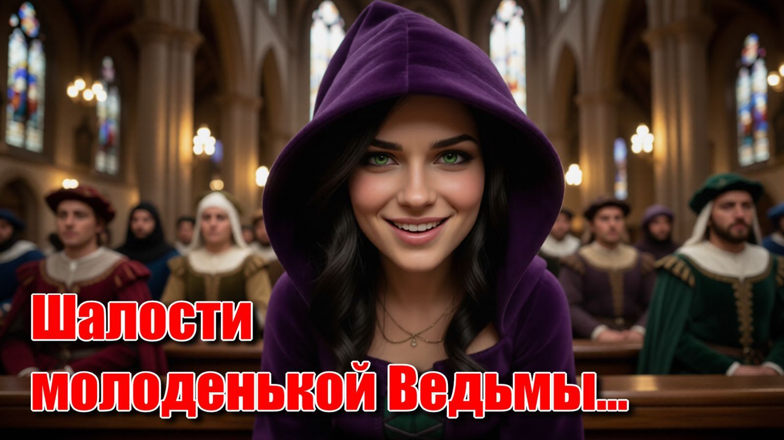 Шалости молоденькой Ведьмы. Нейросеть песни. #веселаяпесня #музыкаИИ  #веселое настроение#видеоии