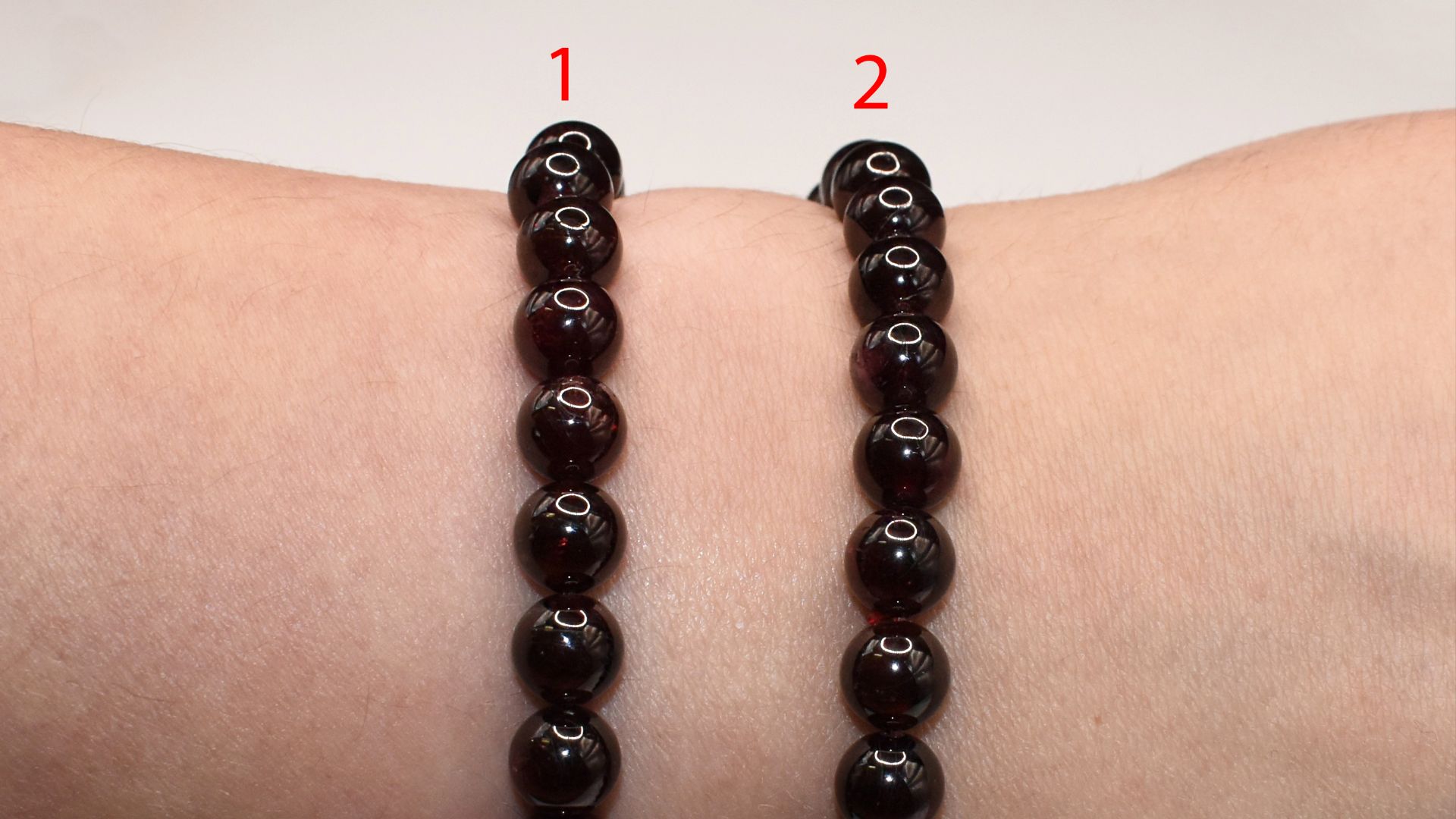 Браслет Гранат ~7.8 мм. Африка