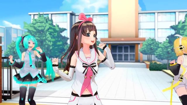 Yuyu - Burenai AI De (Cover) (Kizuna AI, Miku Hatsune & Rin Kagamine Dance)